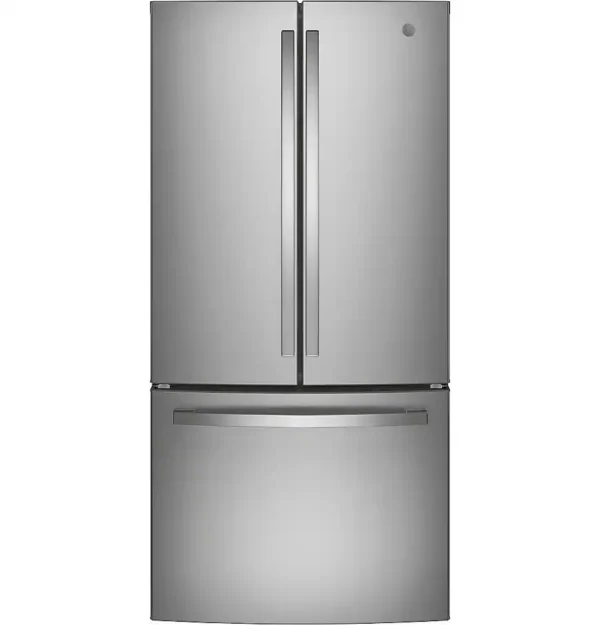 GE - 18.6 Cu. Ft. French Door Counter-Depth Refrigerator with Internal ...
